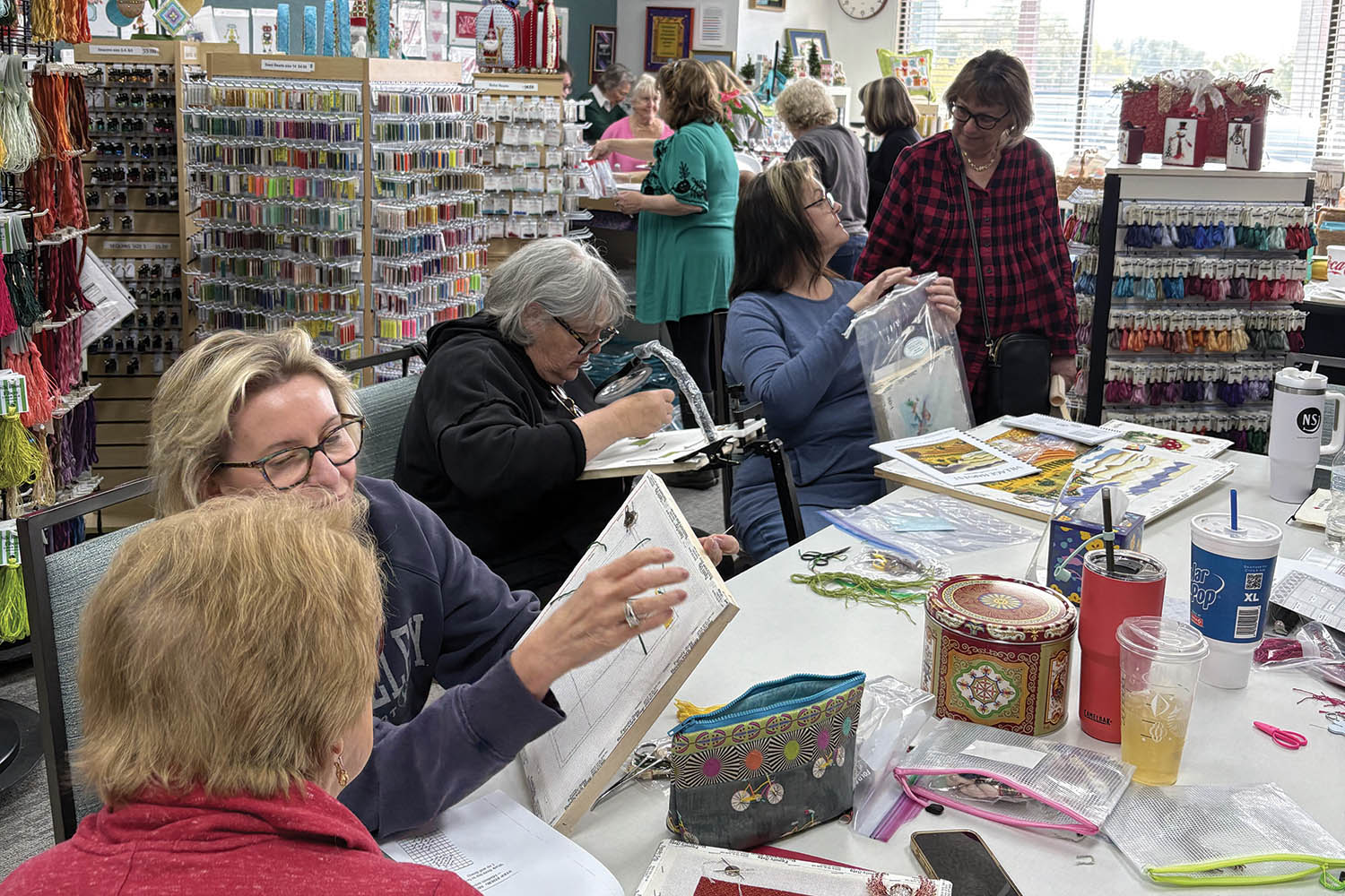 Stitching and sharing at needlework shop | North Central News